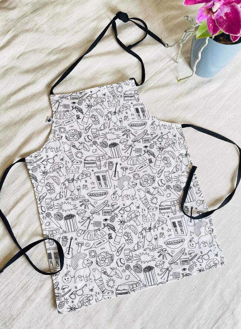 Create Your Own Apron Dynamic Pattern Apron 2 in 1 Apron | Etsy Ireland
