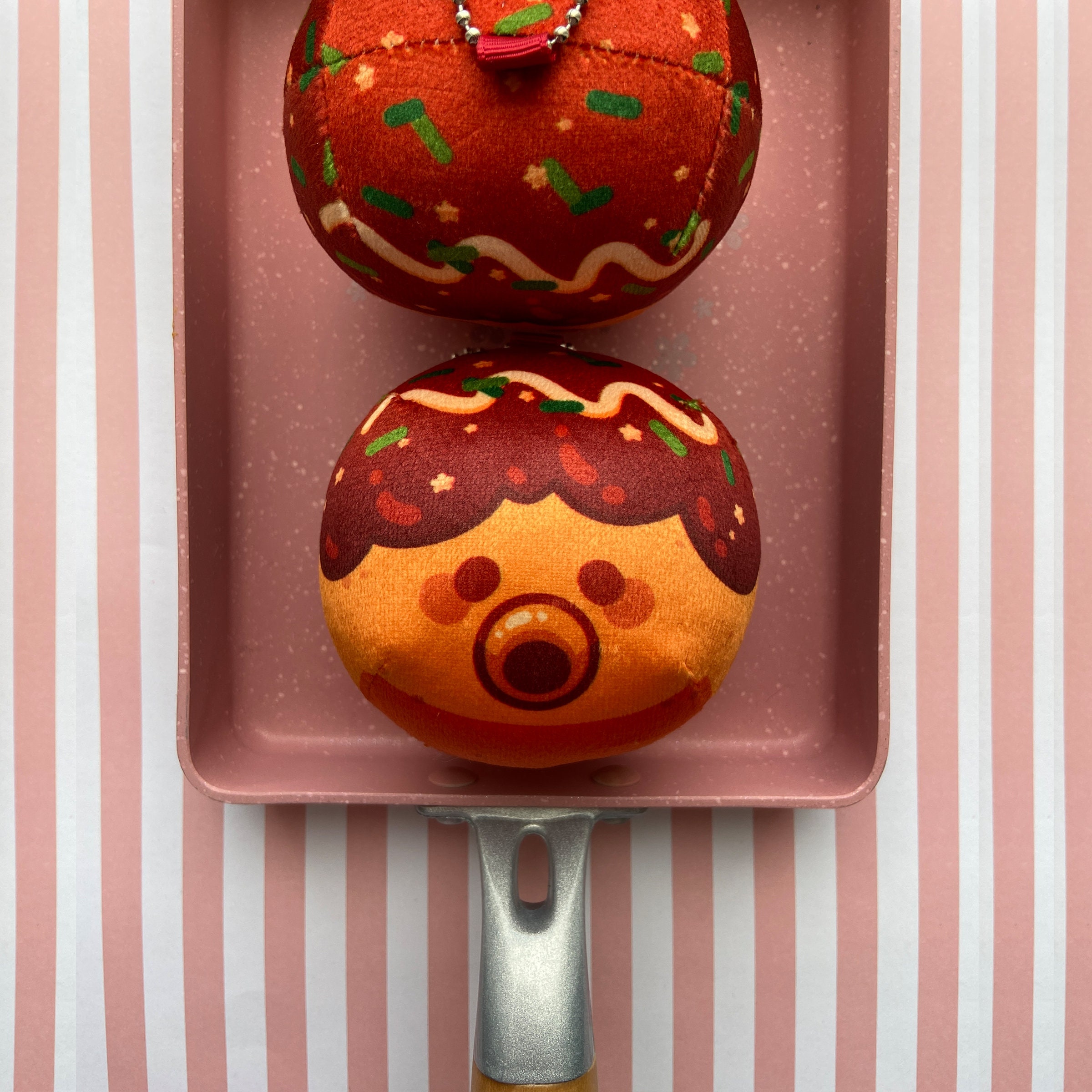 Takoyaki Plush Keychain - Etsy
