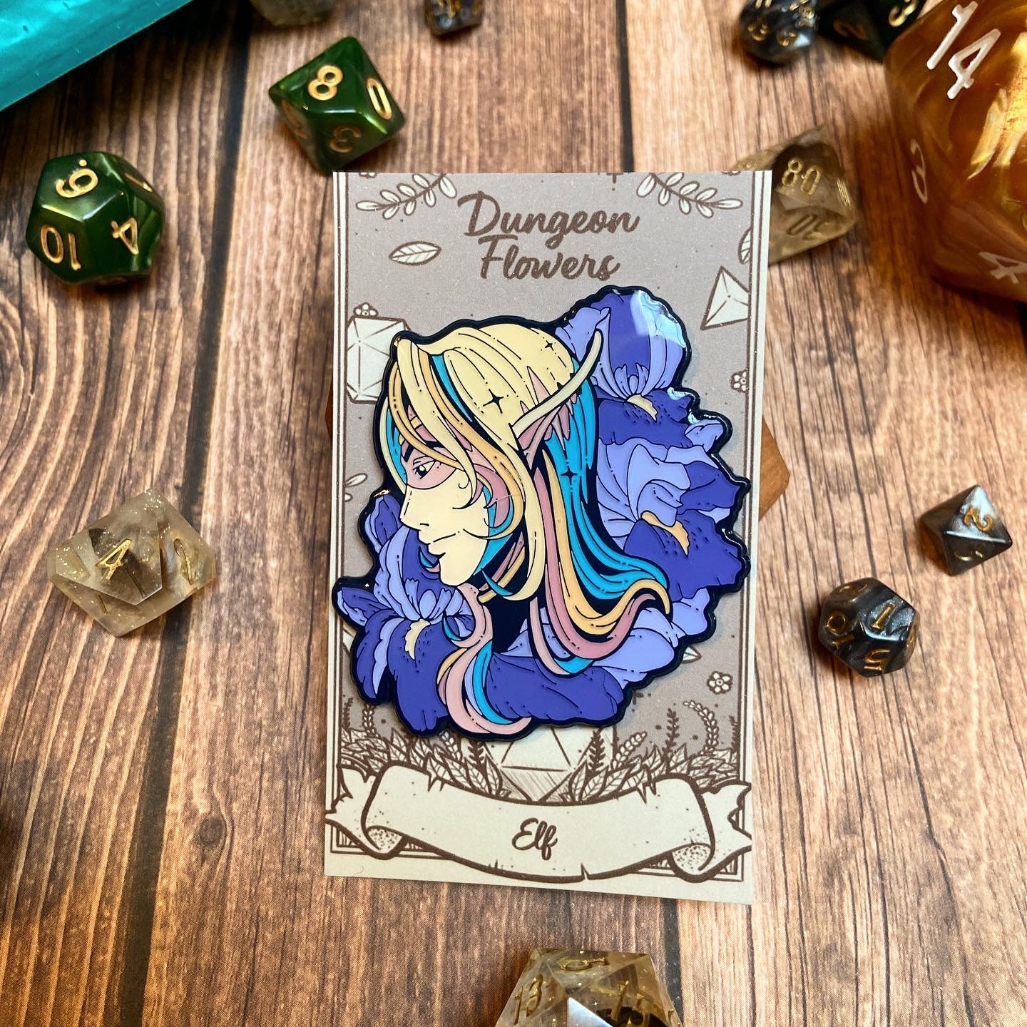 DND Dungeon Flowers Pins - Etsy