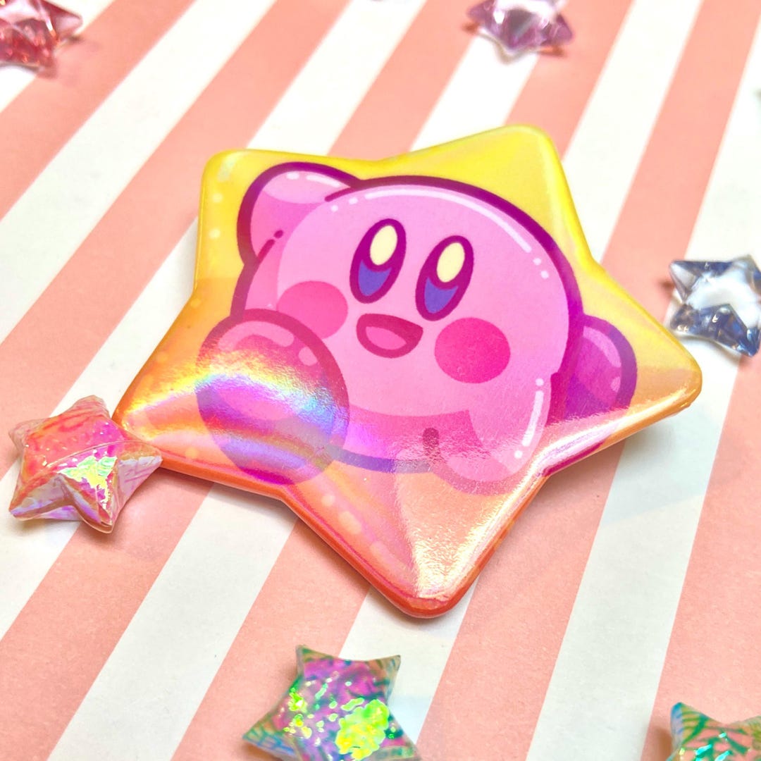 Warp Star Fanart Button - Etsy Australia