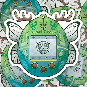 Dnd Warlock Pocket Patron Stickers - Etsy