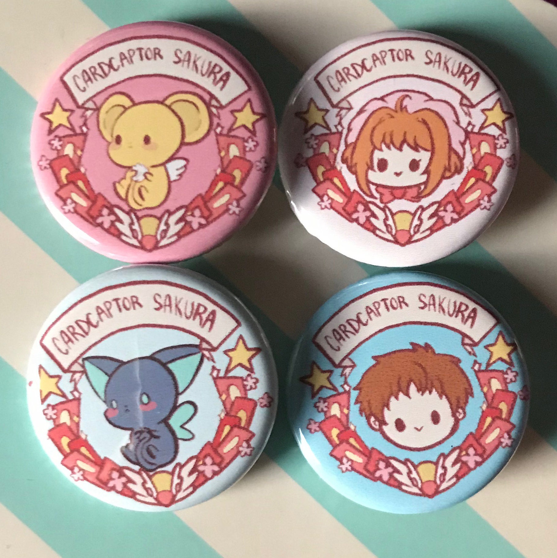 Cardcaptors Sakura Buttons - Etsy