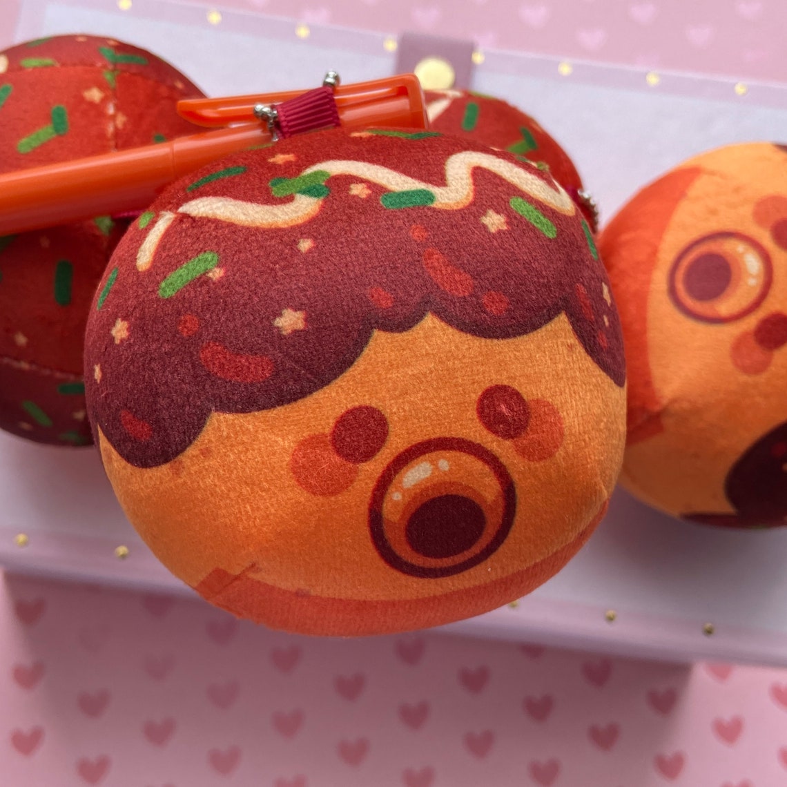 Takoyaki Plush Keychain - Etsy
