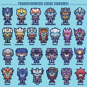 Chibi Transformers Charms - Etsy