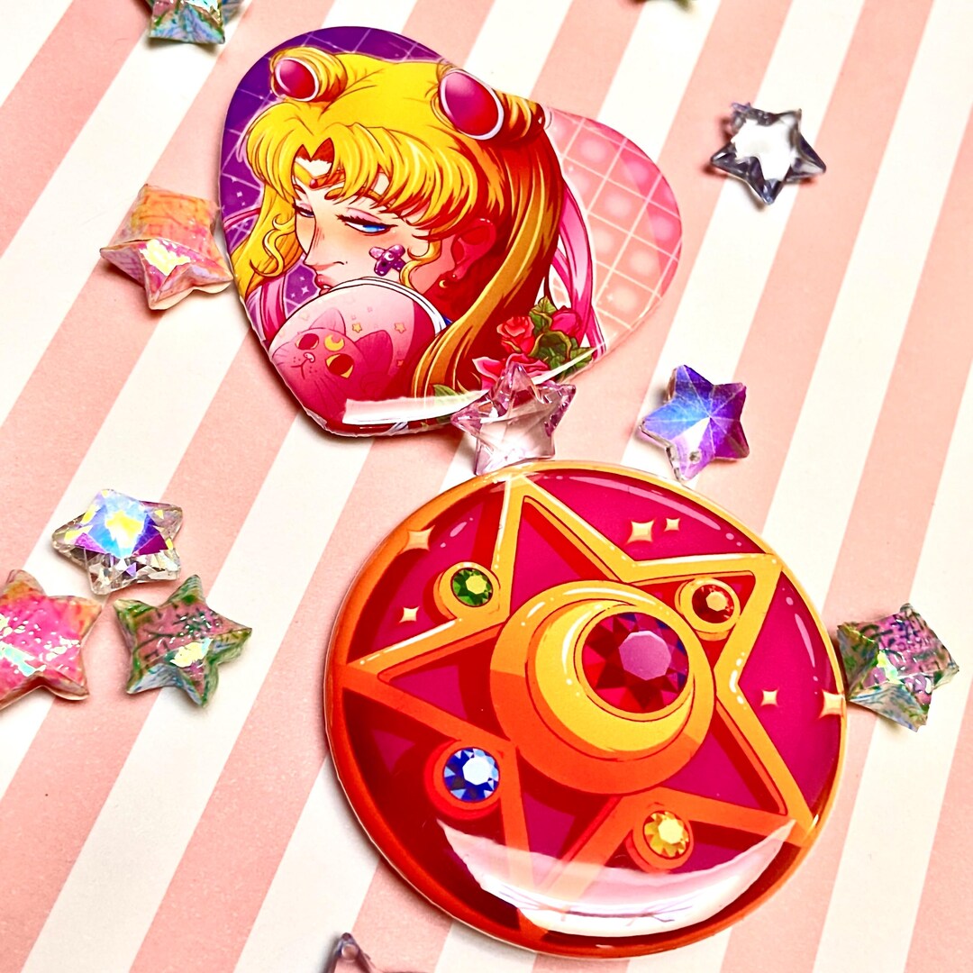 Sailor Moon Fanart Buttons - Etsy