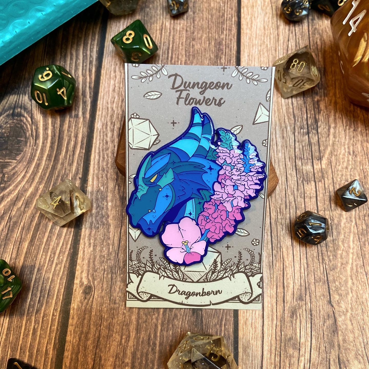 DND Dungeon Flowers Pins - Etsy