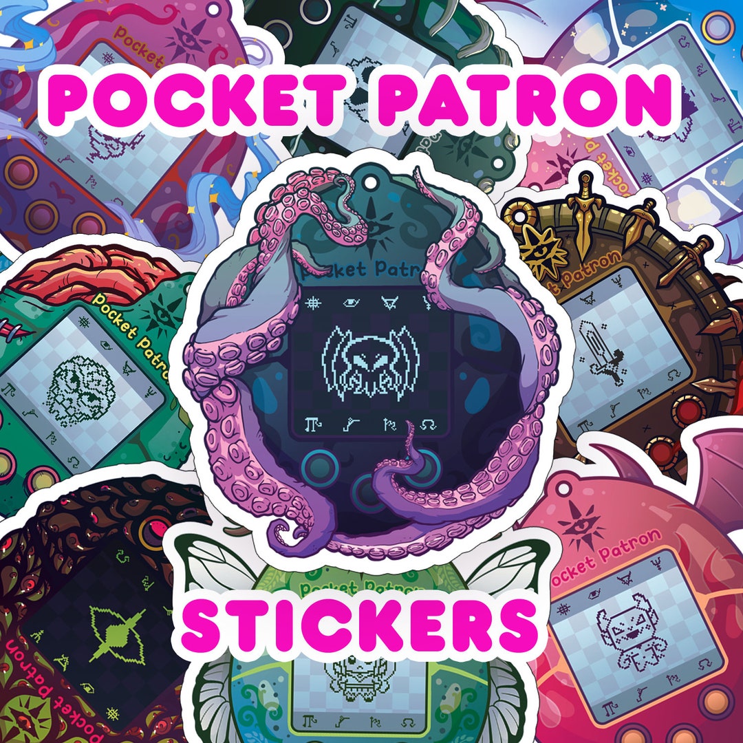 Dnd Warlock Pocket Patron Stickers - Etsy