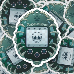 Dnd Warlock Pocket Patron Stickers - Etsy