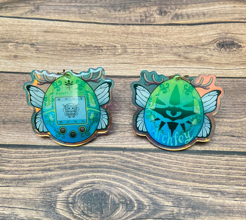 Dnd Warlock Pocket Patron Keychains - Etsy