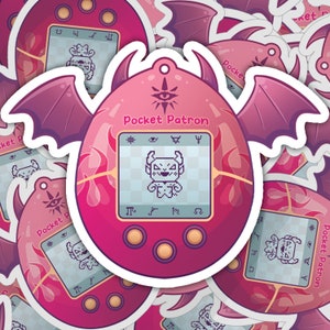 Dnd Warlock Pocket Patron Stickers - Etsy