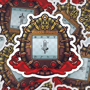 Dnd Warlock Pocket Patron Stickers - Etsy