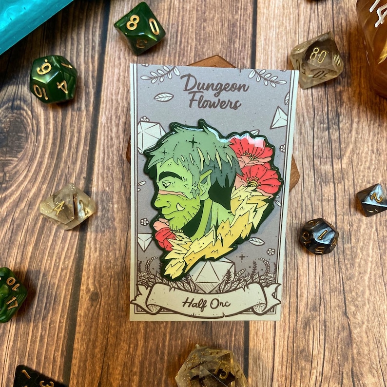 DND Dungeon Flowers Pins - Etsy