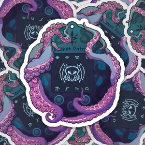 Dnd Warlock Pocket Patron Stickers - Etsy