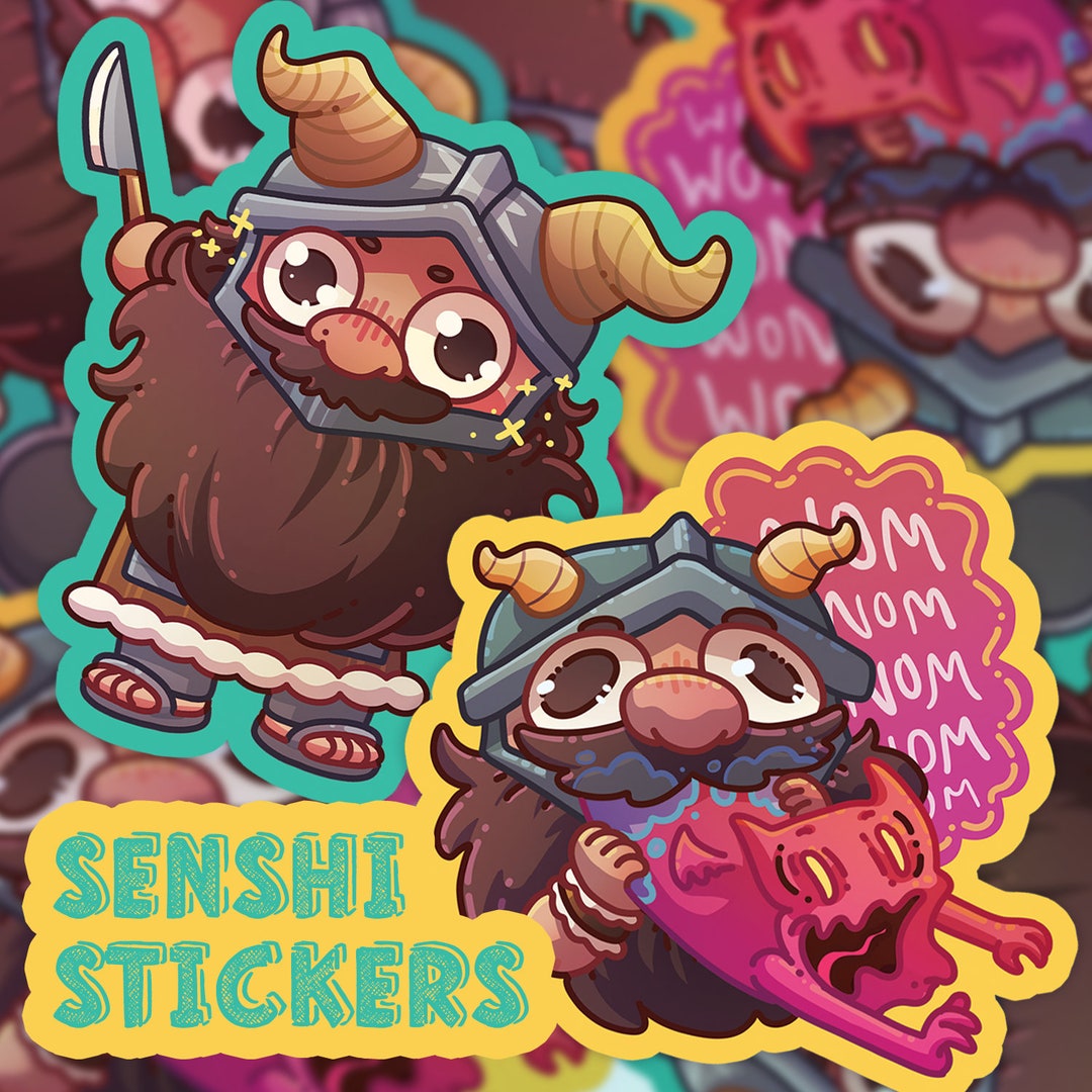 Delicious in Dungeon Meshi Senshi Fanart Stickers - Etsy