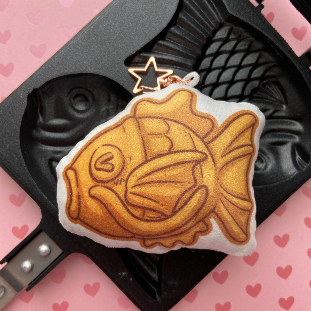 Magikarp-taiyaki Plush Keychain - Etsy