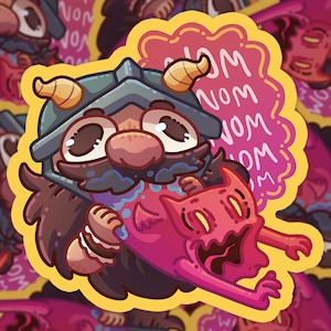 Delicious in Dungeon Meshi Senshi Fanart Stickers - Etsy