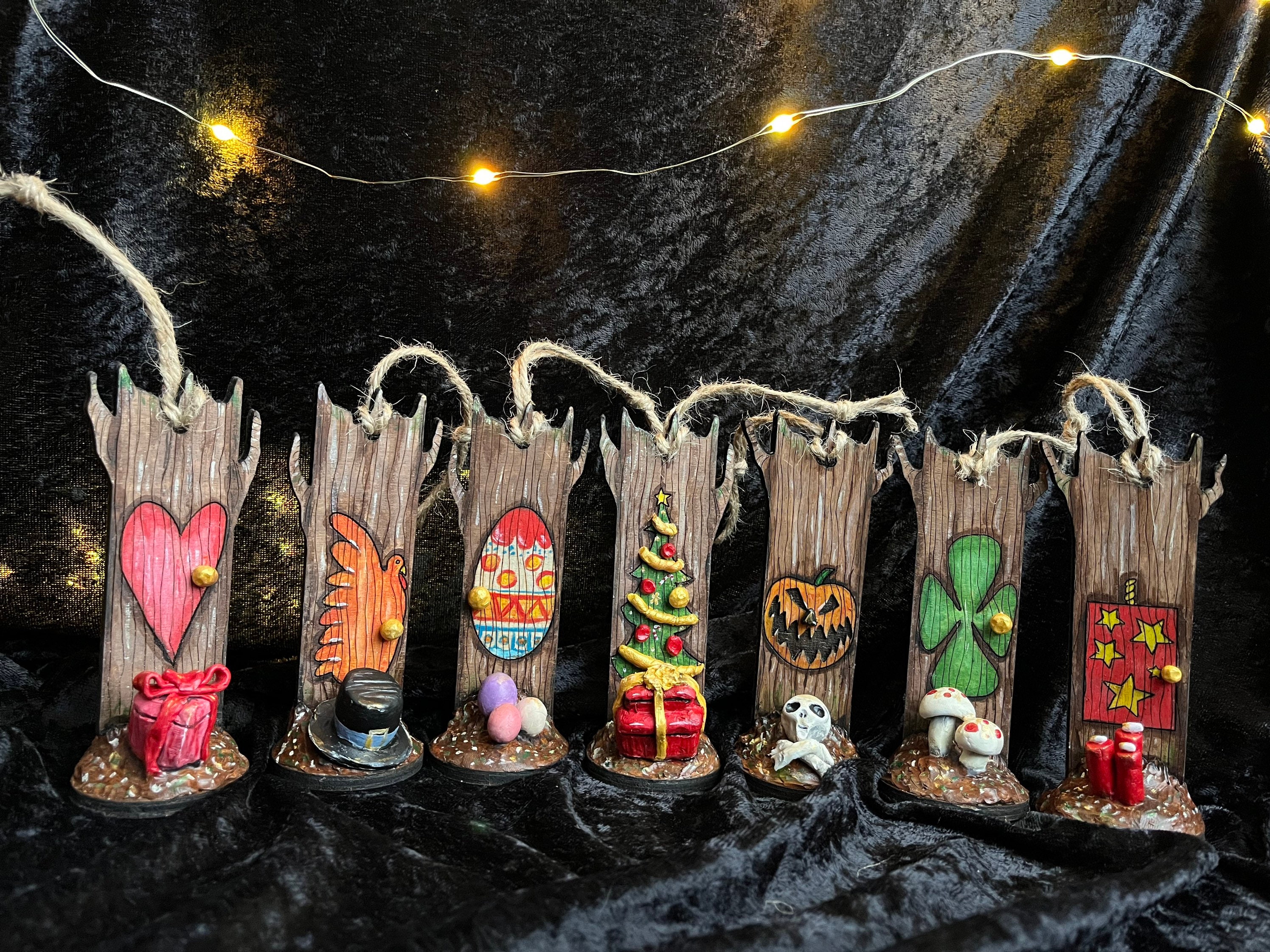 Nightmare Before Christmas Holiday Door Ornaments OR Nightmare Before Christmas Holiday Door Ornaments OR