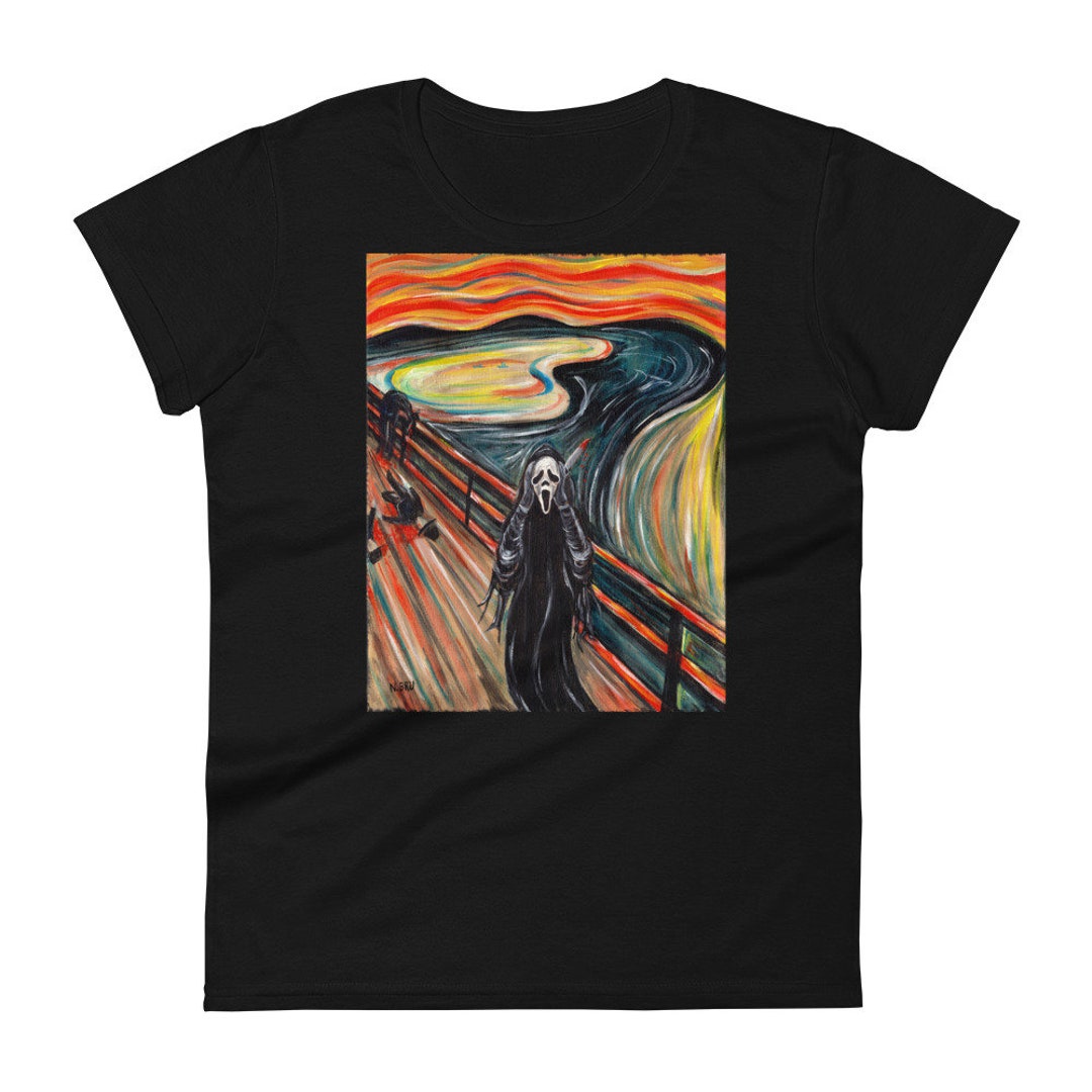 Scream's Ghostface Edvard Munch Scream Women's Short - Etsy