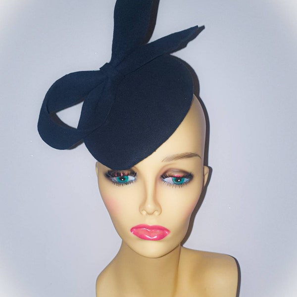Navy Blue Fascinator - Etsy