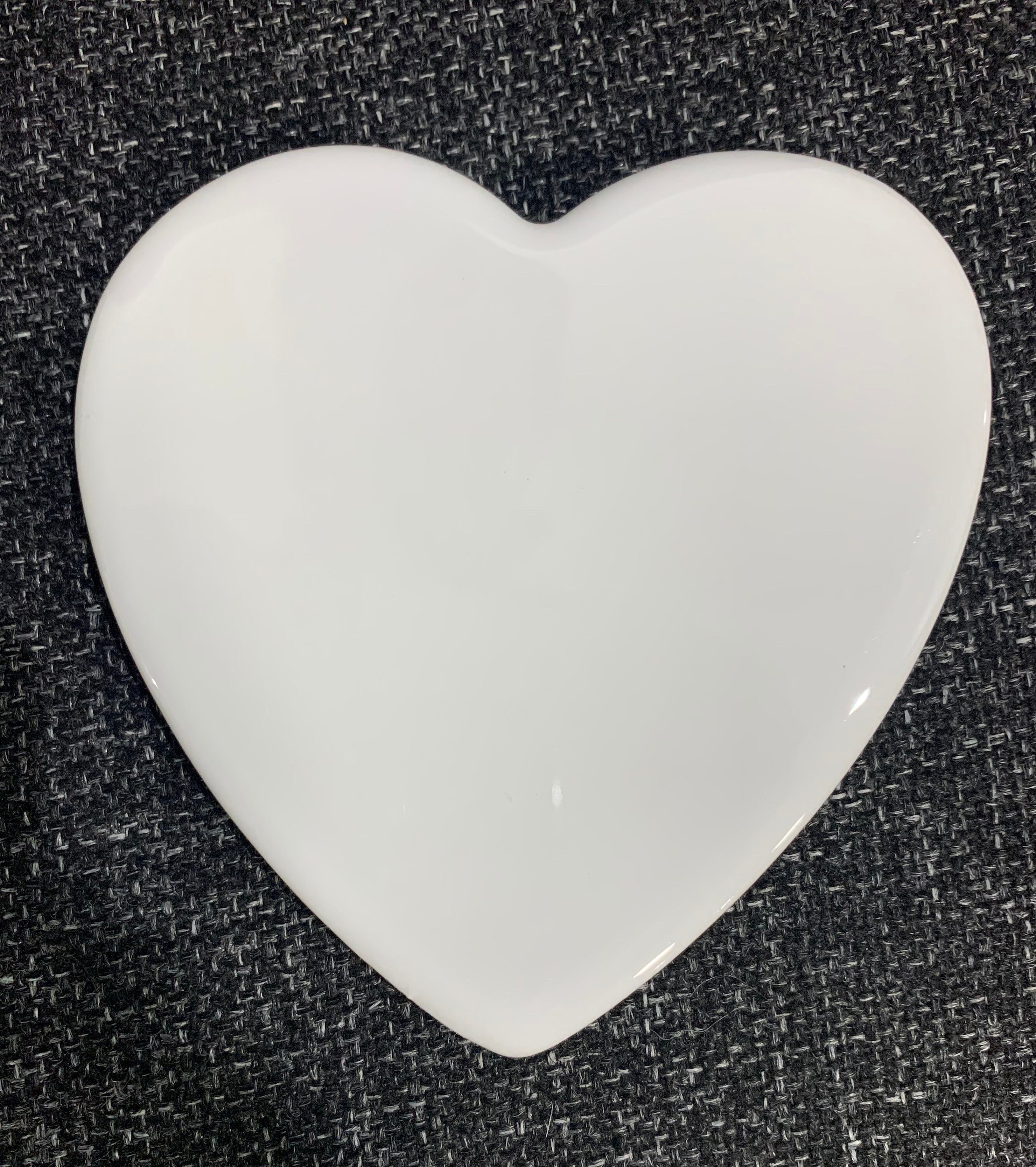 Heart Shaped Porcelain Photo Plaque 4 Wide X 4 | Etsy