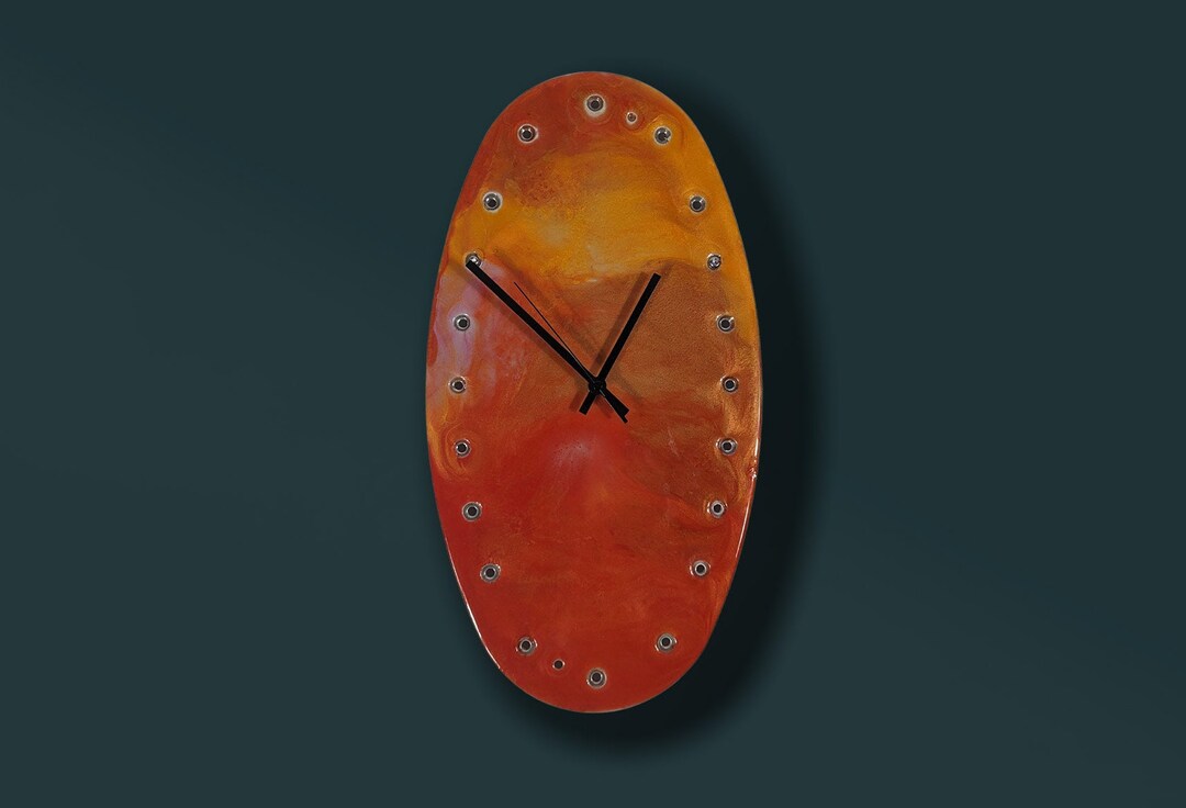 Airbus A320 Inspection Panel Clock Orange 5 - Etsy