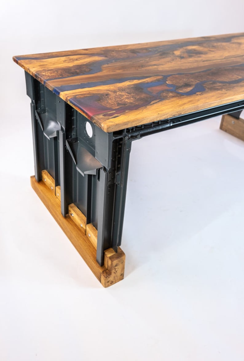 Airbus A321 Auxiliary Fuel Tank Desk Spalted Burr Elm & Resin - Etsy