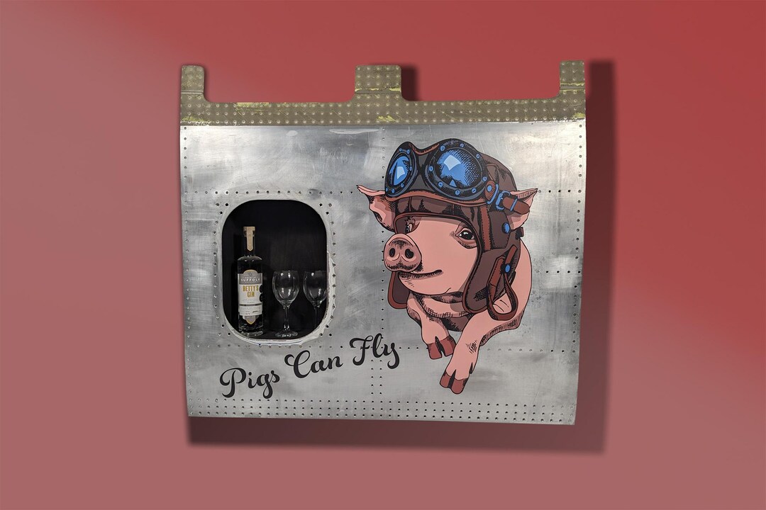 Shelf + Pigs Can Fly WW2 Nose Art Boeing 737 Window YL-PSD - Etsy UK