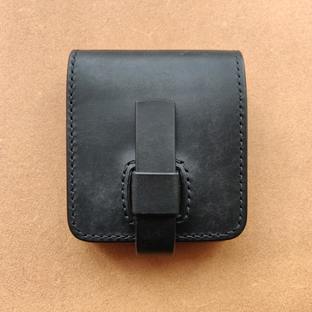 Leather Bifold Wallet, Japanese-style Vegetable Tanned Wallet With Coin ...
