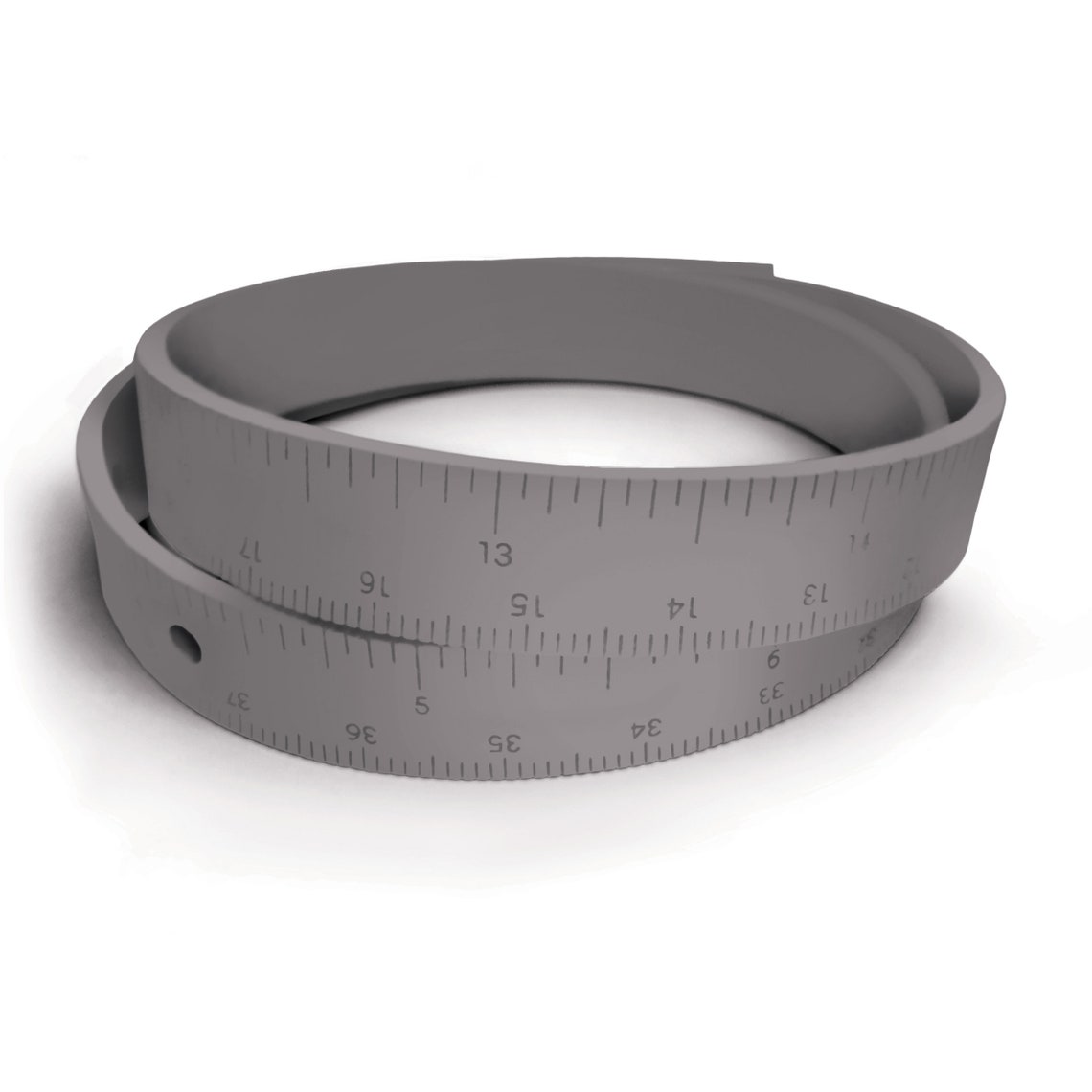 RUBBER WRIST RULER Tape Measure Bracelet Leather Cuff - Etsy