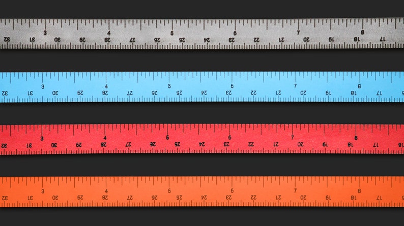 WRIST RULER Orange Tape Measure Bracelet Leather Cuff | Etsy