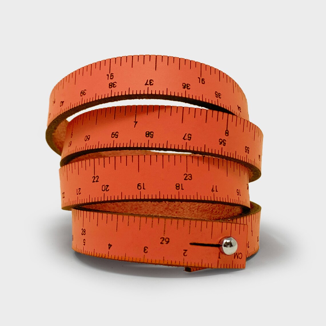 30 WRIST RULER Orange Tape Measure Bracelet | Etsy