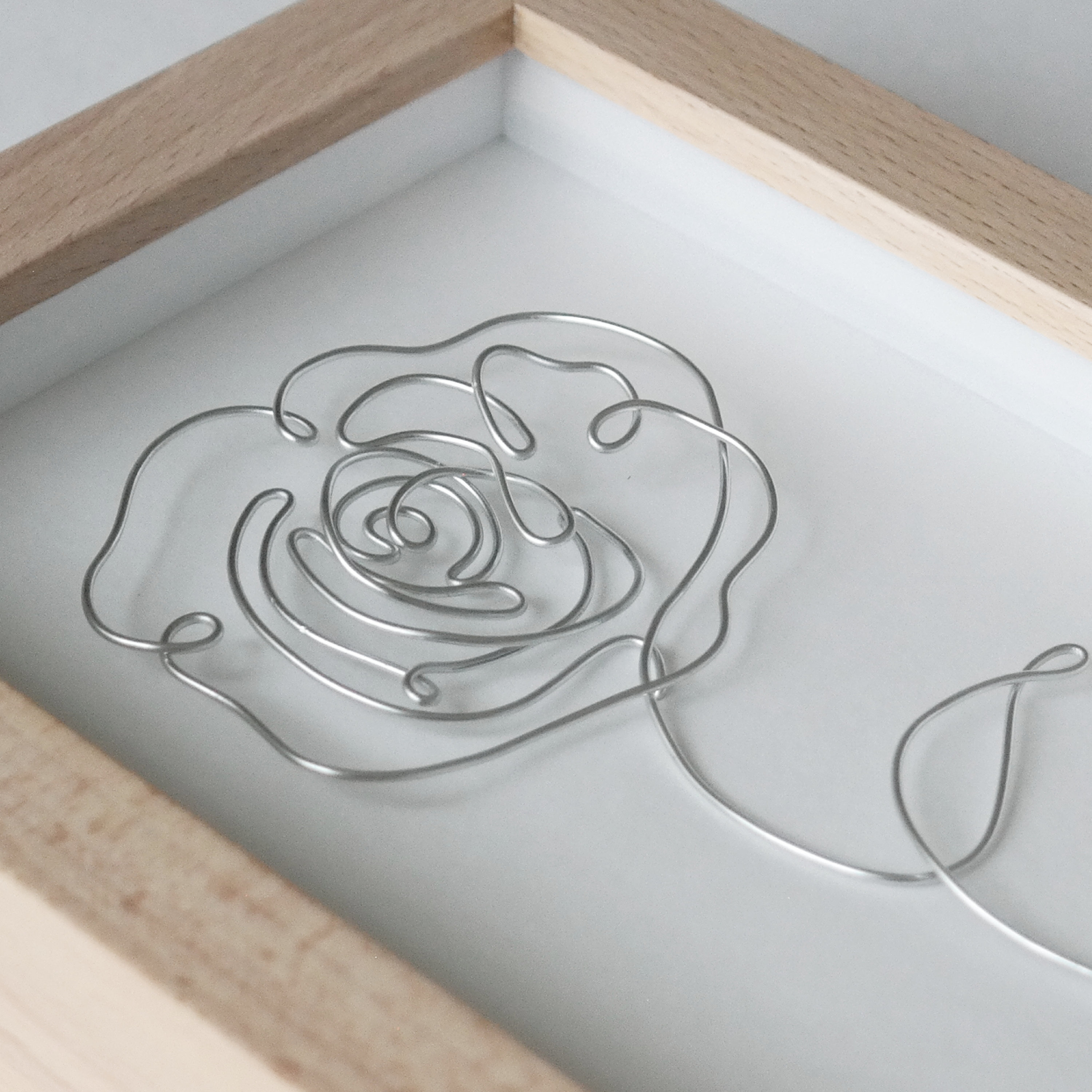 Single Line Rose Wire Wall Art - Etsy