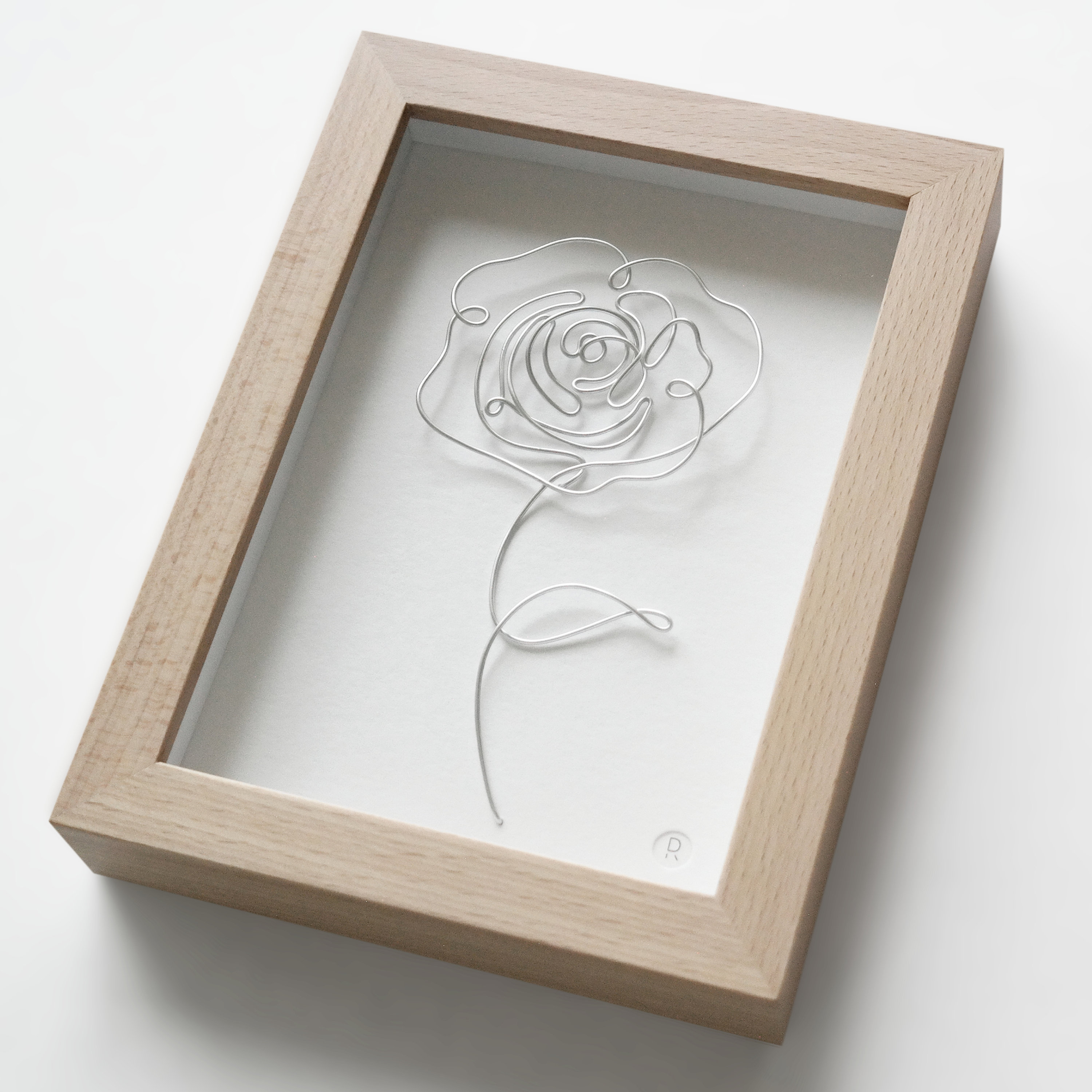 Single Line Rose Wire Wall Art - Etsy