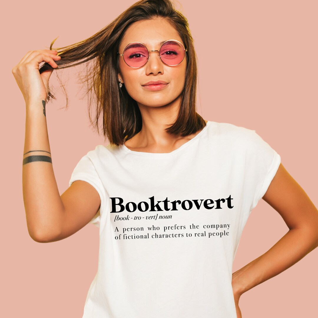 Booktrovert Definition SVG | Book Art Svg, Book Lover Gift, Book Design ...