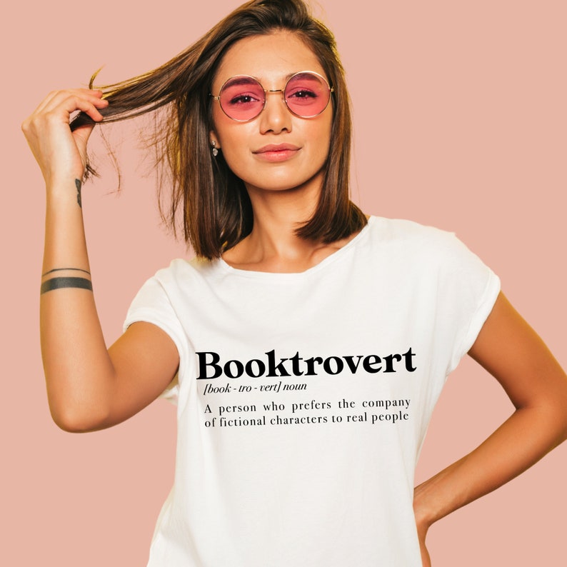 Booktrovert Definition SVG Book Art Svg Book Lover Gift - Etsy Finland