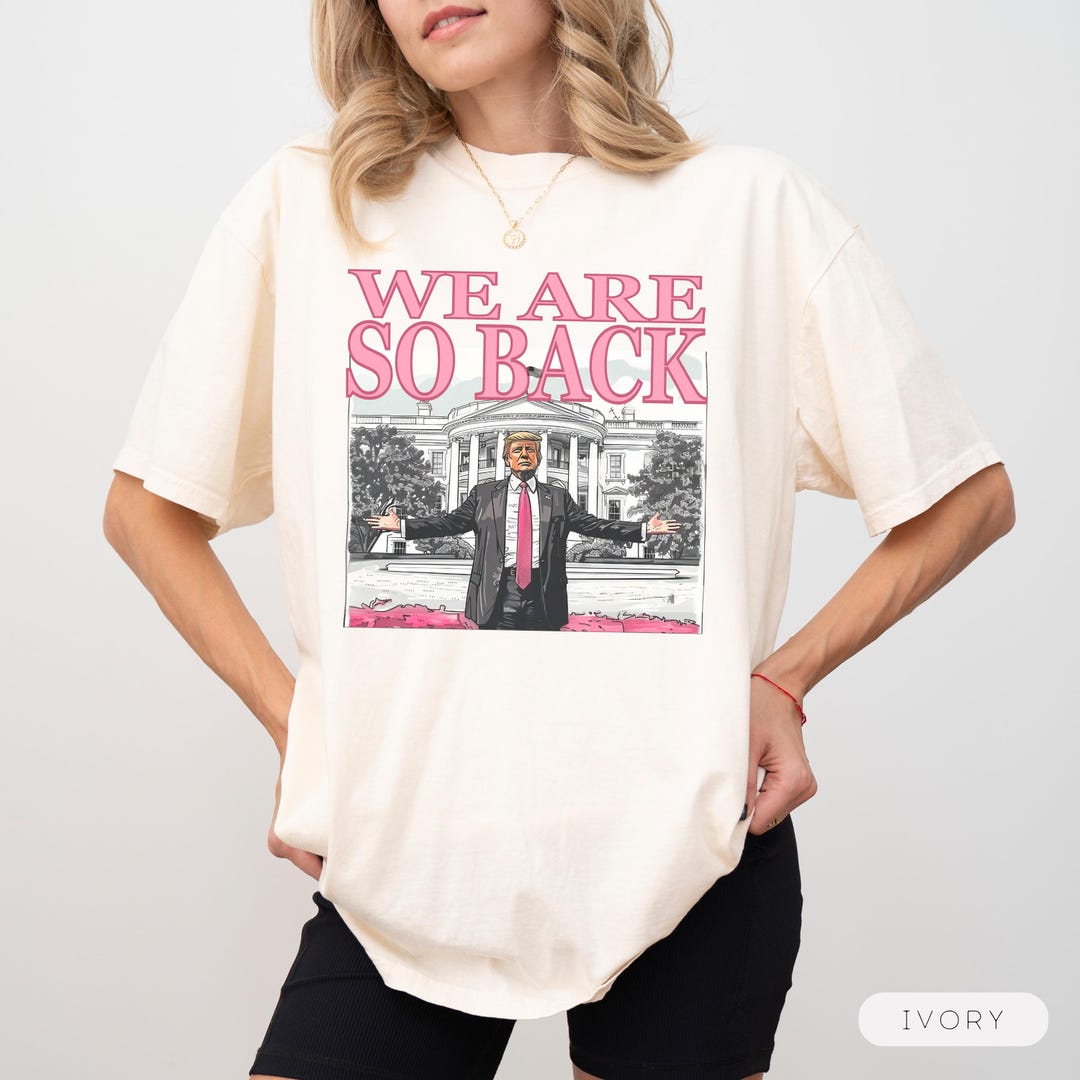 We Are so Back Trump PNG | White House Pink Trump 2024, MAGA Supporter ...
