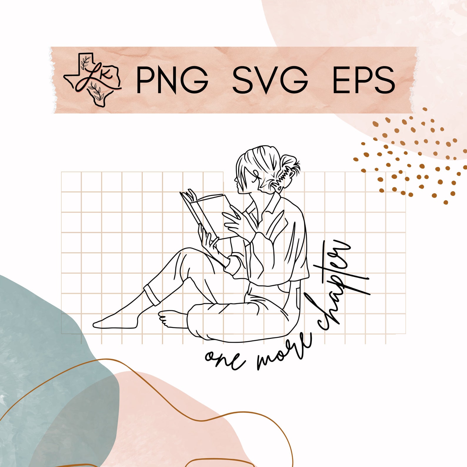 One More Chapter Art SVG Booktrovert Svg Book Lover Gift - Etsy