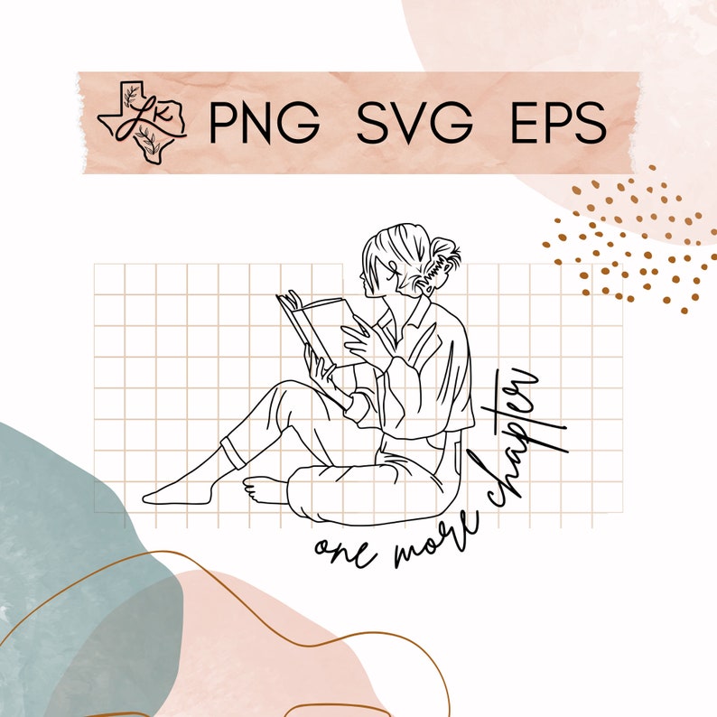 One More Chapter Art SVG Booktrovert Svg Book Lover Gift - Etsy