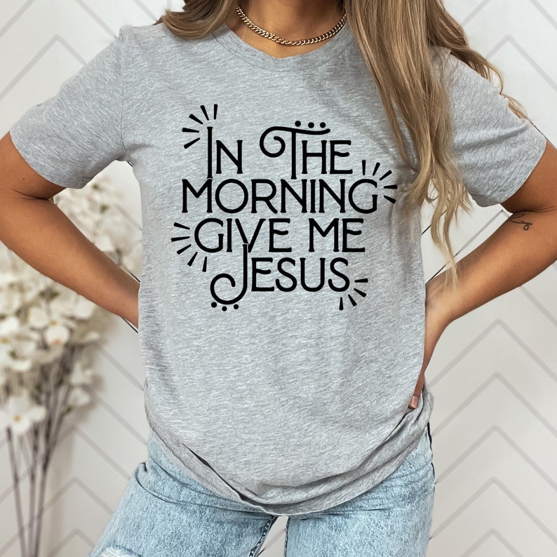 In the Morning Give Me Jesus SVG Christian Mug SVG - Etsy