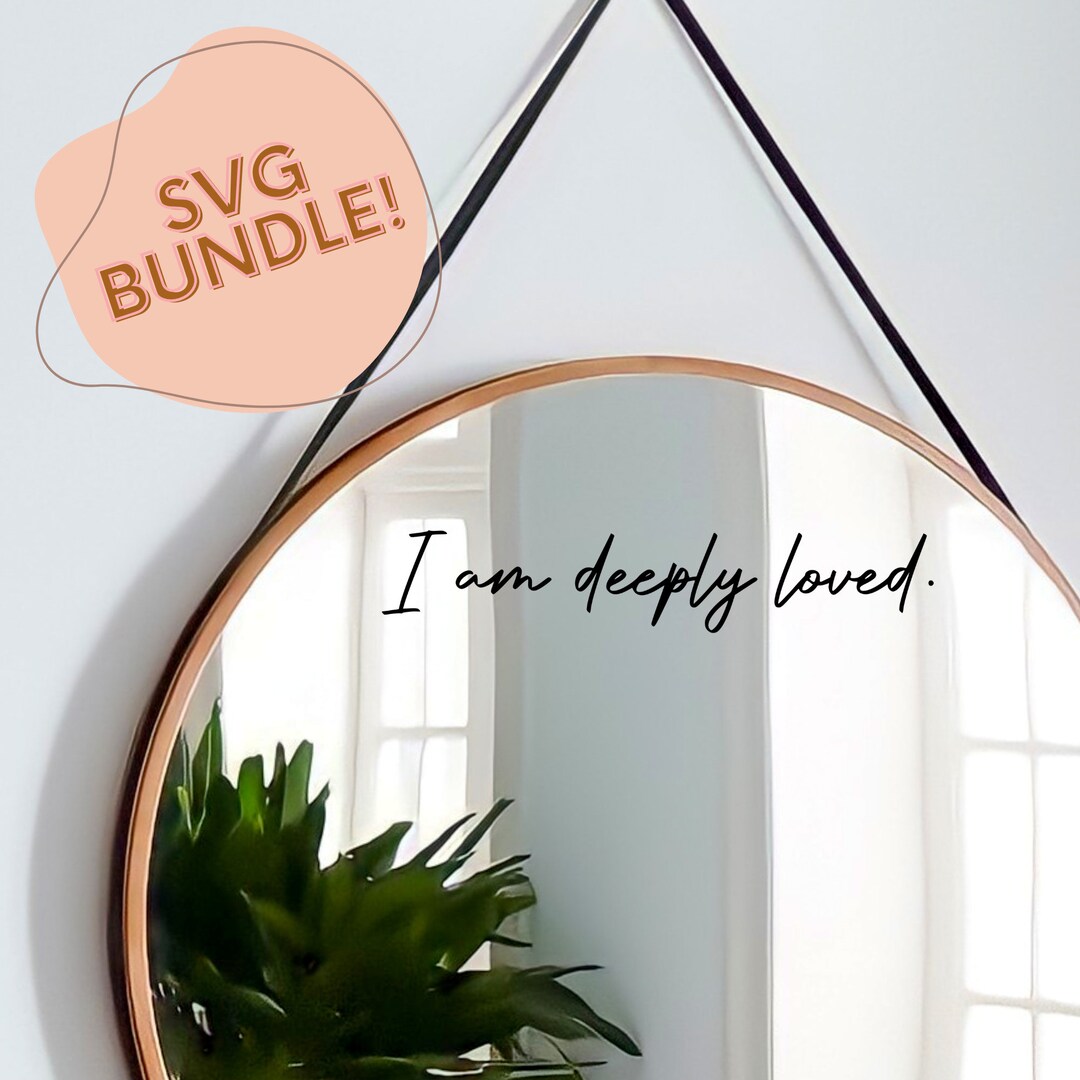 Positive Affirmations SVG Bundle | Inspirational Quotes, Self Love ...