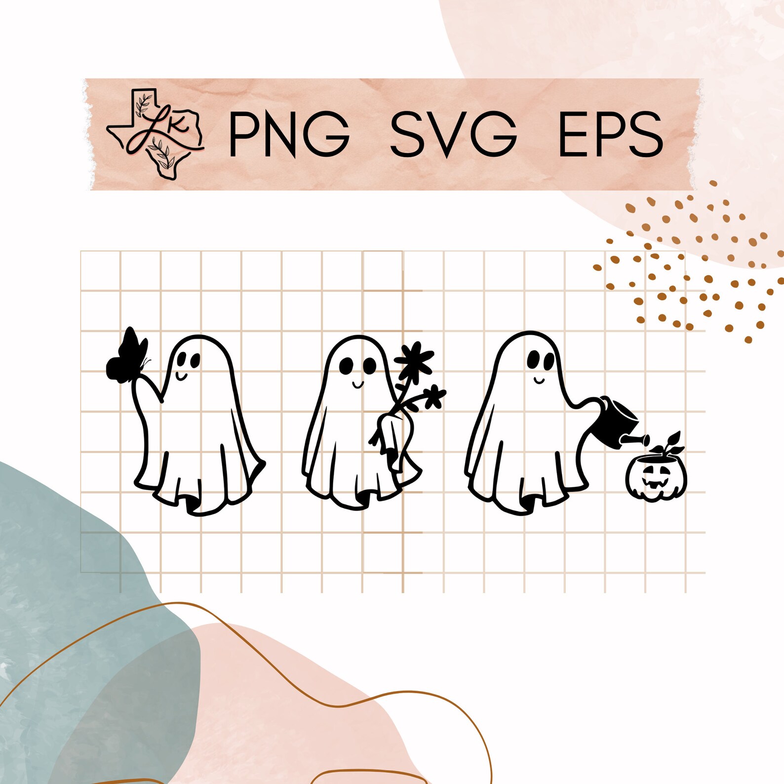 Happy Ghost SVG Ghost SVG Ghost Face Minimalist Halloween - Etsy