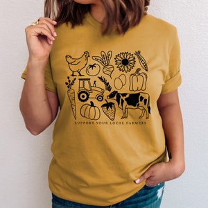 Support Your Local Farmers SVG | Farmers Market Svg, Farm Doodles, Farm ...