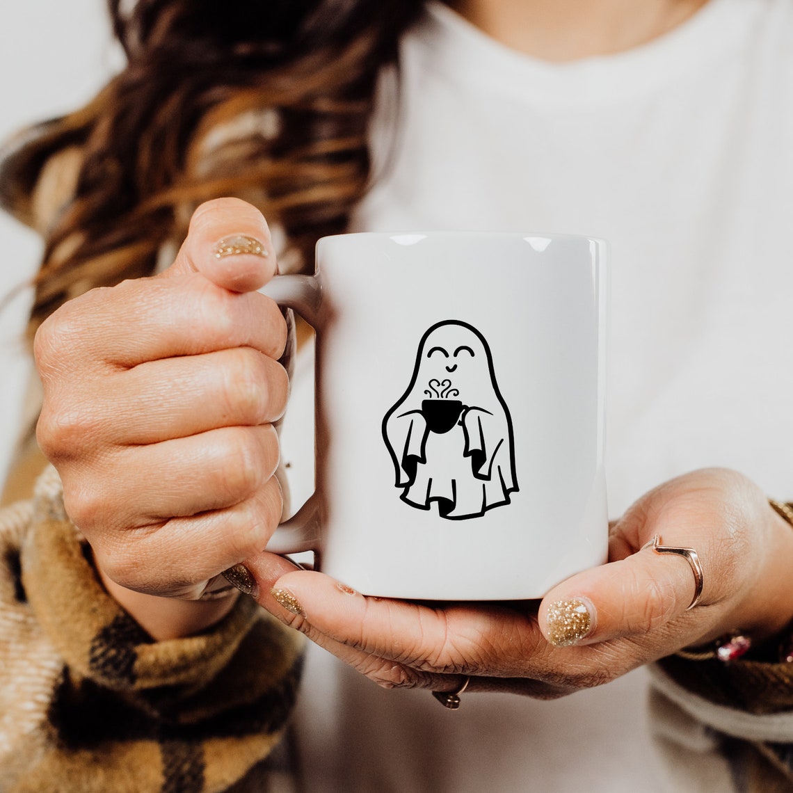 Happy Ghost Bundle Ghost SVG Ghost Face Minimalist - Etsy