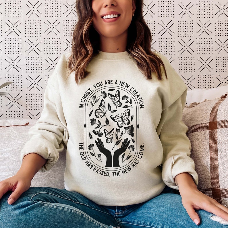 In Christ You Are A New Creation SVG Jesus Christian Svg - Etsy