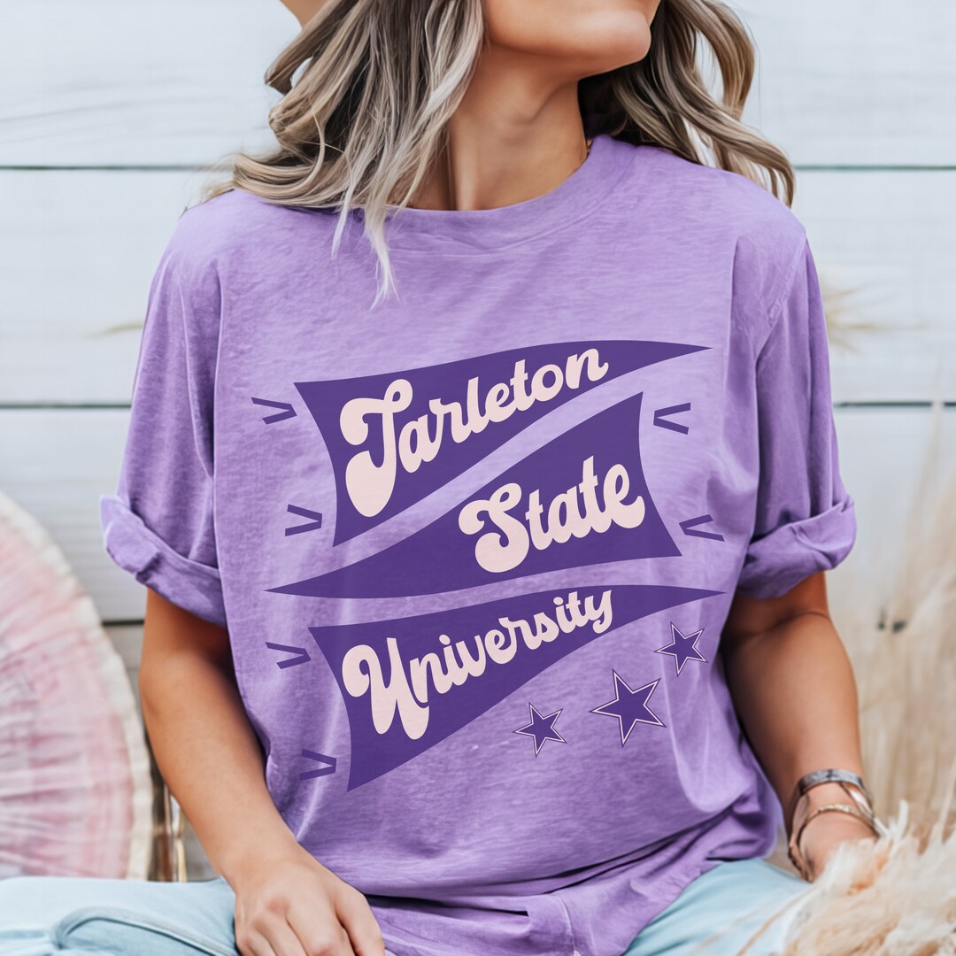 Tarleton State University Flags SVG Tarleton Png, Retro Tsu Shirt ...