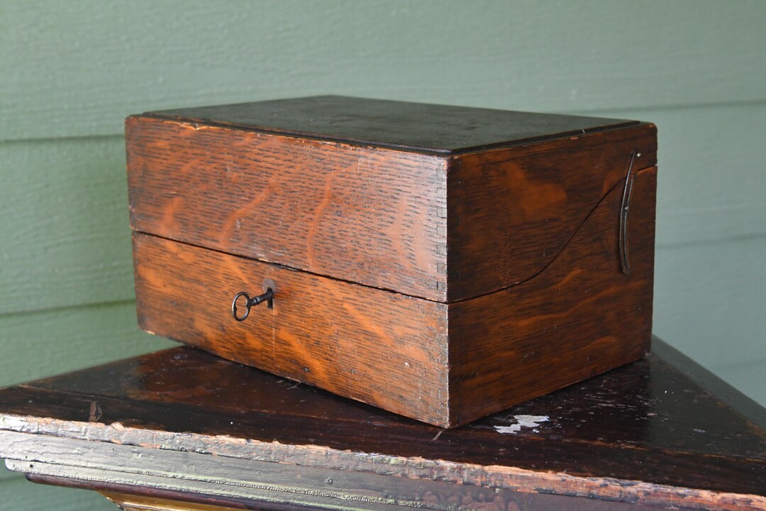 Vintage Globe-wernicke Co. No.2 Globe Office Tickler Wood Dovetail File ...