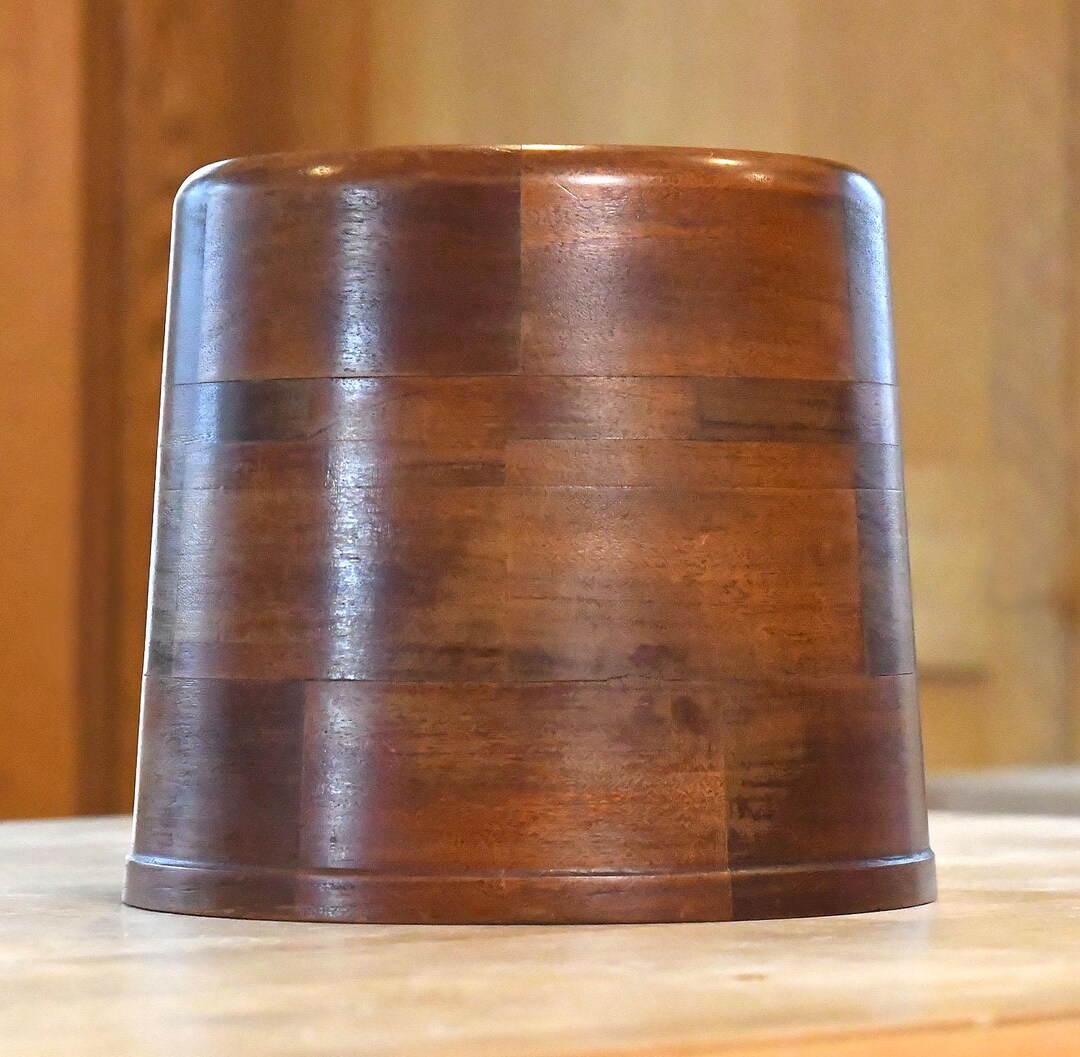 Vintage Wood Millinery Hat Block for Fez Style Hat Vintage Wood Single ...