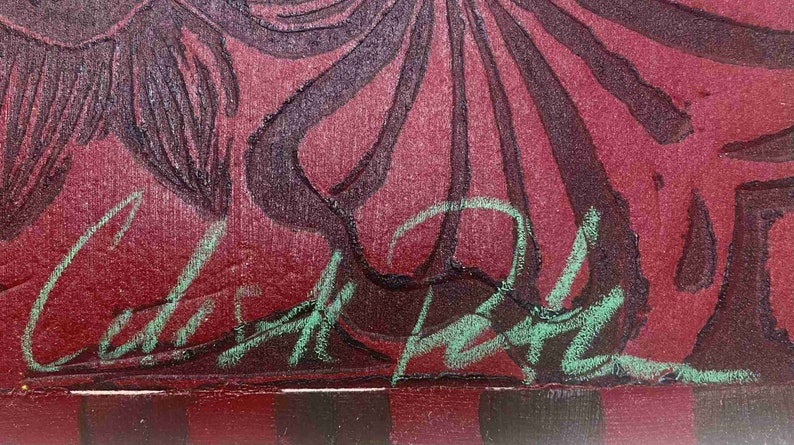 Celeste Peters Seven Am Original Tulip Mixed Media Painting on Paper ...