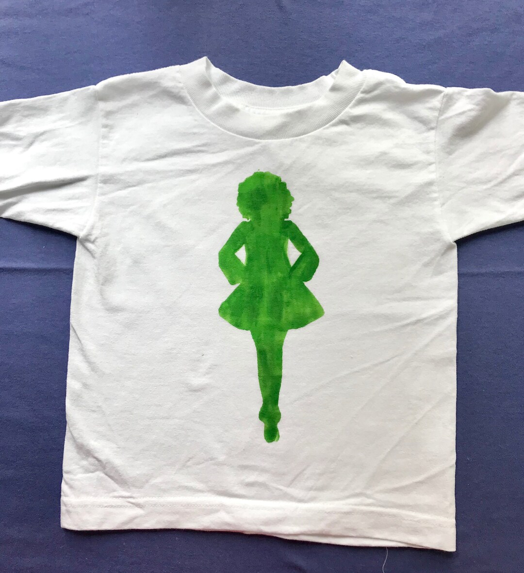 Irish Step Dancer Hand-painted T-shirt - Etsy