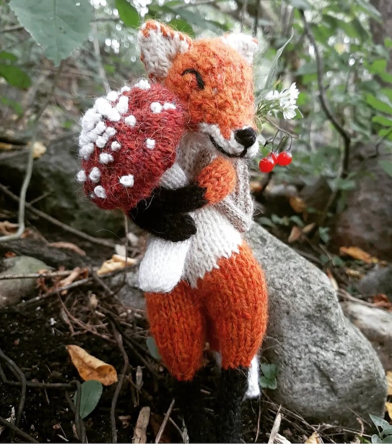 The Fox Knitting Pattern - Etsy